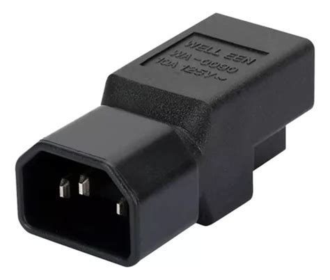 Iec 320 C14 Macho A 5 15r Conector De Alimentación De Ca Cuotas Sin