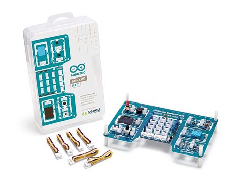 Arduino Sensor Kit Incl Grove Base Shield And 10 Modules Kiwi