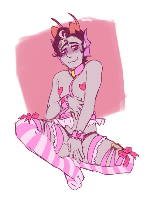 Rule 34 1boy Blush Collar Cronus Ampora Homestuck Lingerie No Visible