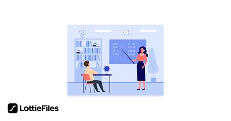 Free Classroom Animation By Lottiejson Lottiefiles