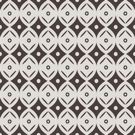 Premium Vector Decorative Seamless Ornamental Pattern Geometric Abstract Repeatable Background