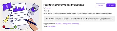 Facilitating Performance Evaluations Banner