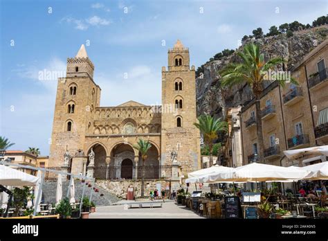 The Cathedral Of Cefalù Italian Duomo Di Cefalù Is A Roman Catholic