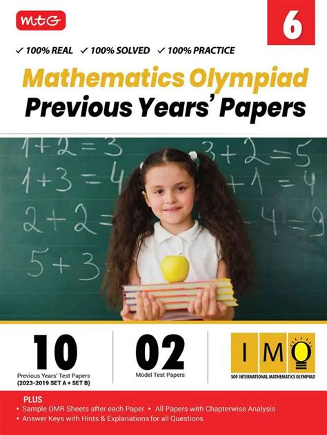 Mtg Class 6 Mathematics Olympiad Previous 5 Years Papers For 2024 Exam