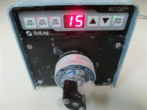 Scilog Accu Pump W Fluid Metering Inc Rh1ckc Piston Pump Head