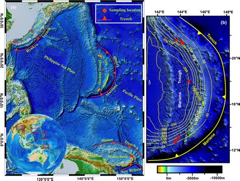 A Geologic Map Of The Mariana Ryukyu And Manus Subduction Zones In