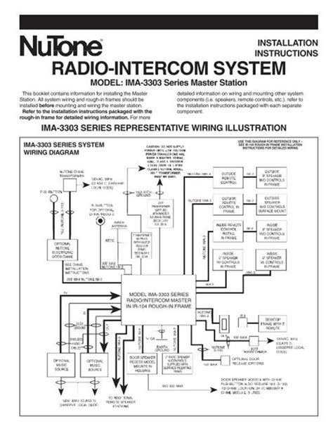 2 Wire Intercom Wiring Diagram