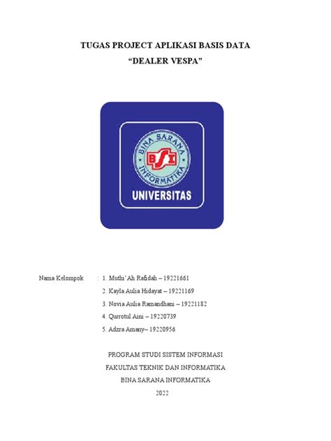 tugas project aplikasi basis data pdf