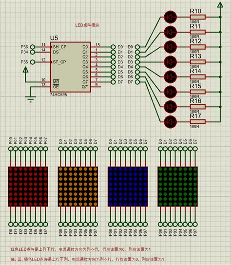 【51单片机系列】74hc595实现对led点阵的控制 点阵的内部结构 csdn博客