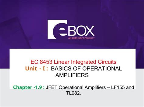 Electronics Linear Integrated Circuits Lic Ppt