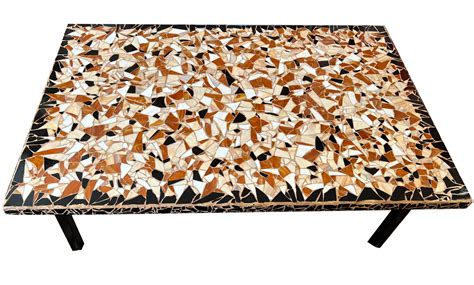 1960s Italian Glass Tile Mosaic Coffee Table Katie Leede And Co