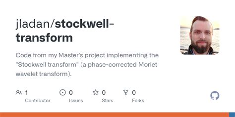 Github Jladanstockwell Transform Code From My Masters Project