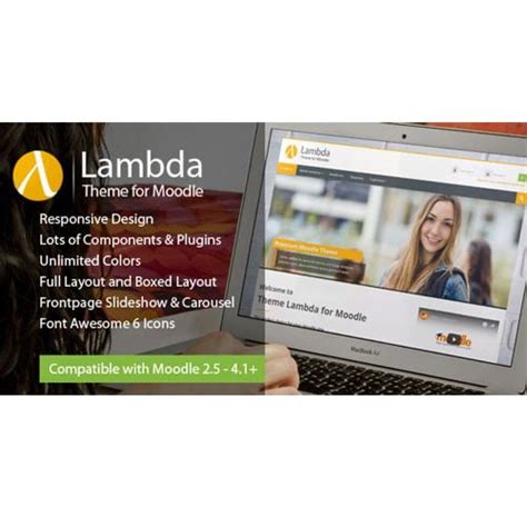 Lambda Responsive Moodle Theme Digipack