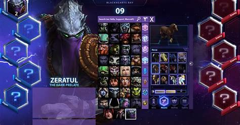 heroes of the storm arcade style hero league select v2 imgur