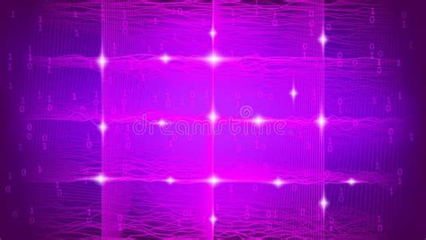 Light Big Data Visualization Security Concept Stock Vector