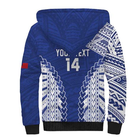 Toa Samoa Rugby Custom Sherpa Hoodie Go Champions Pacific Samoan