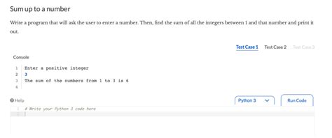 Solved Sum Up To A Number Write A Program That Will Ask The