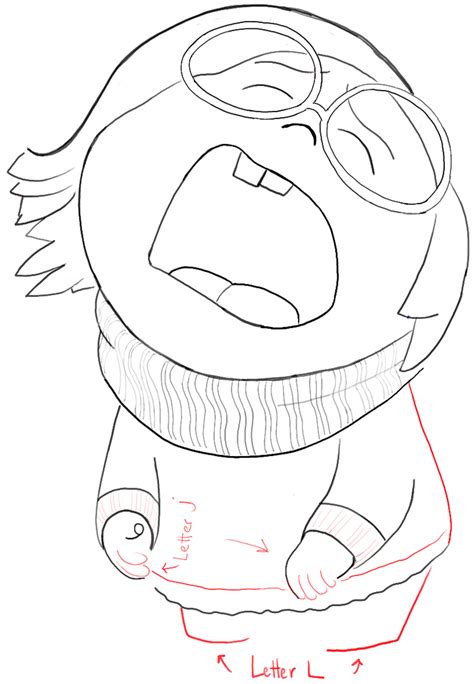 How To Draw Sadness From Inside Out With Easy Step By Step Drawing