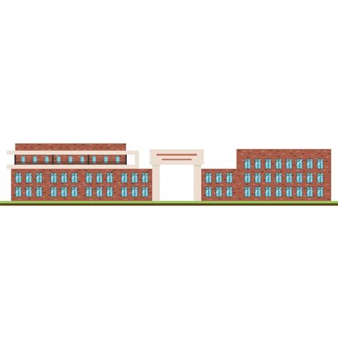 Modern School Building Elevations