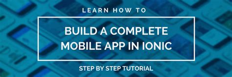 Ionicthemes 🤓 Learn How To Build A Complete Mobile App Facebook