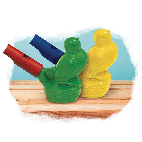 Apito Formato CanÁrio Kit Com 02 Unidades