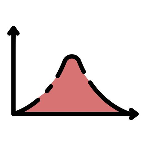 Gauss Histogram Function Graph Icon Color Outline Vector 15146439 Vector Art At Vecteezy