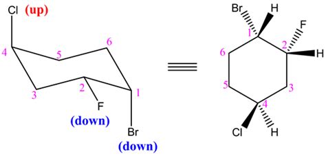 A Trisubstituted Cyclohexane Compound Is Given Below In Its Chair
