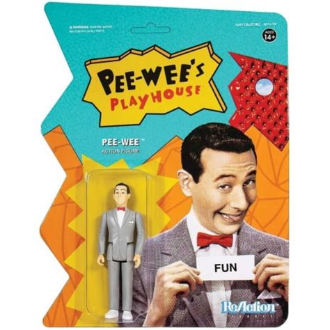 Pee Wees Playhouse Pee Wee Reaction Collectible Action Figure Super7 1