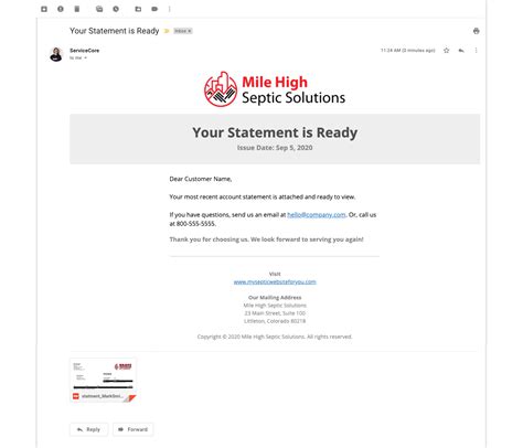 Send Statements In Bulk By Print Or Email Servicecore