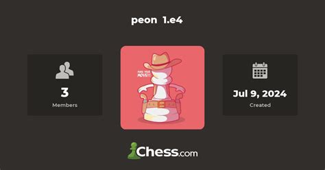 Peon 1 E4 Chess Club