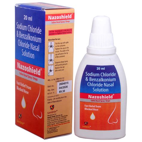 Sodium Chloride Nasal Spray Manufacturer Baddi Saar Biotech