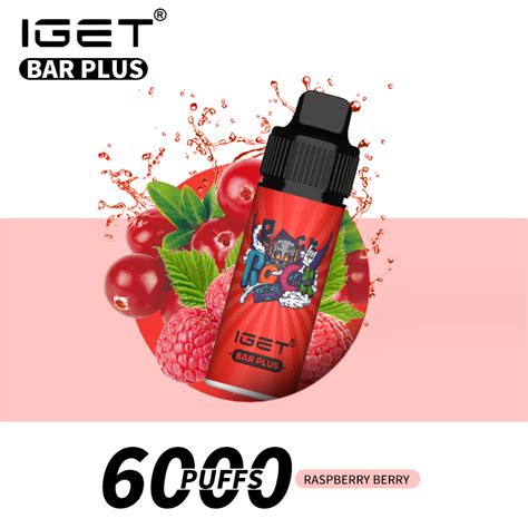 Raspberry Berry Iget Bar Plus Iget Vape Official