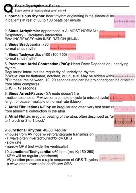 Relias Dysrhythmia Basic Test Answers Solution Guide 2023 Normal Sinus Rhythm Ekg