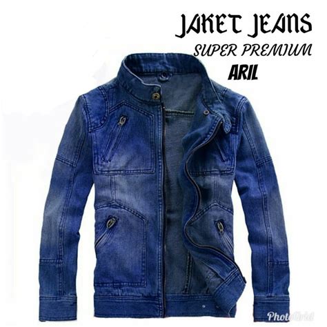 Jual Dives Collectionjaket Jeans Pria Ariel Noahbahan Jeans Wash Ori