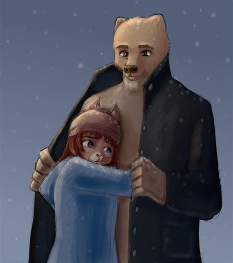 Winter Cuddles By Artshitomi On Deviantart