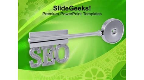 Seo Silver Key Powerpoint Templates Slides And Graphics
