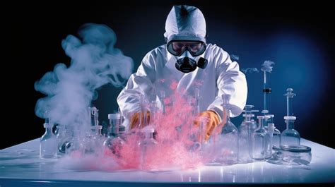 Laboratory Nitrogen Element Premium Ai Generated Image