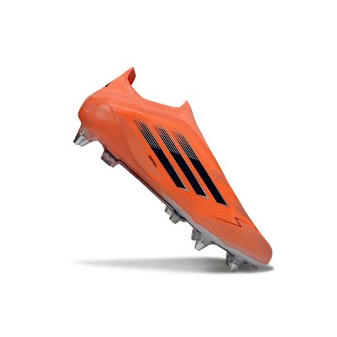 Adidas F50 Elite Laceless Sg Pro Football Shoes Orange Black