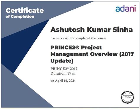 Ashutosh Kumaar Sinhha On Linkedin I Have Successfully Obtained