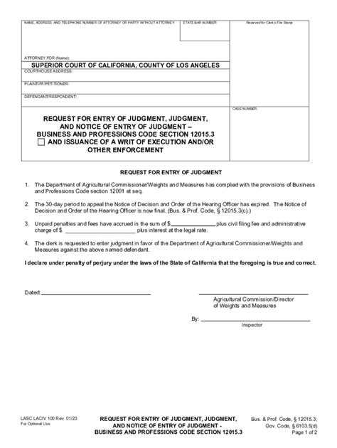 Request For Entry Of Judgment Fill Out And Sign Online Dochub