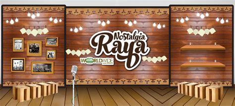 Nostalgia Raya Stage Backdrop Abharbjamalluddin