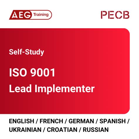 Iso 9001 Lead Implementer
