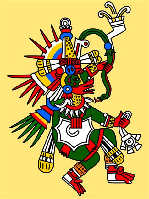 Aztec Gods Drawings