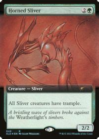 Magma Sliver Extended Art Secret Lair Drop Series Magic The
