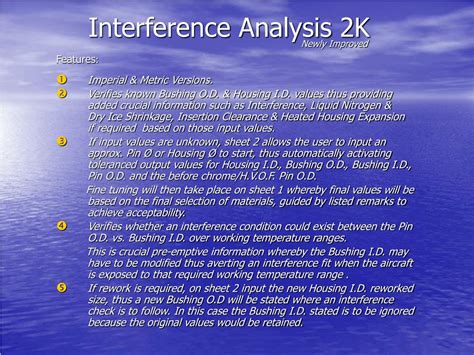Ppt Interference Analysis 2k Powerpoint Presentation Free Download Id4826292