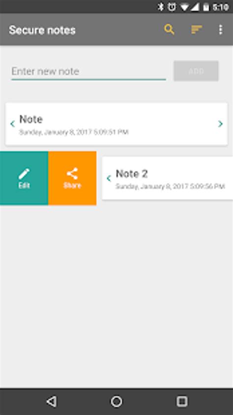 Android 용 Secure Notes Notepad Apk 다운로드
