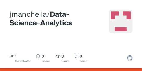 Github Jmanchella Data Science Analytics