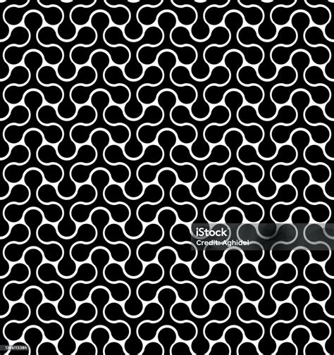 추상적 기하학적 모양의 흑백 반복적 배경 벡터 원활한 패턴 패브릭 스와트 포장지 모던한 세련된 질감 직물 홈 데코 의류를위한