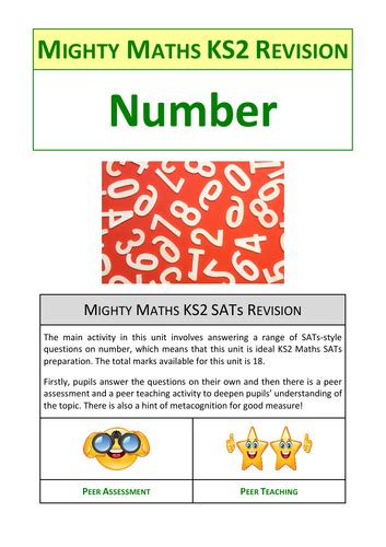 Mighty Maths Ks2 Sats Number Revision Teaching Resources