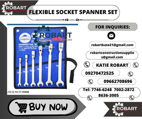 Flexible Socket Spanner Set Commercial And Industrial Construction